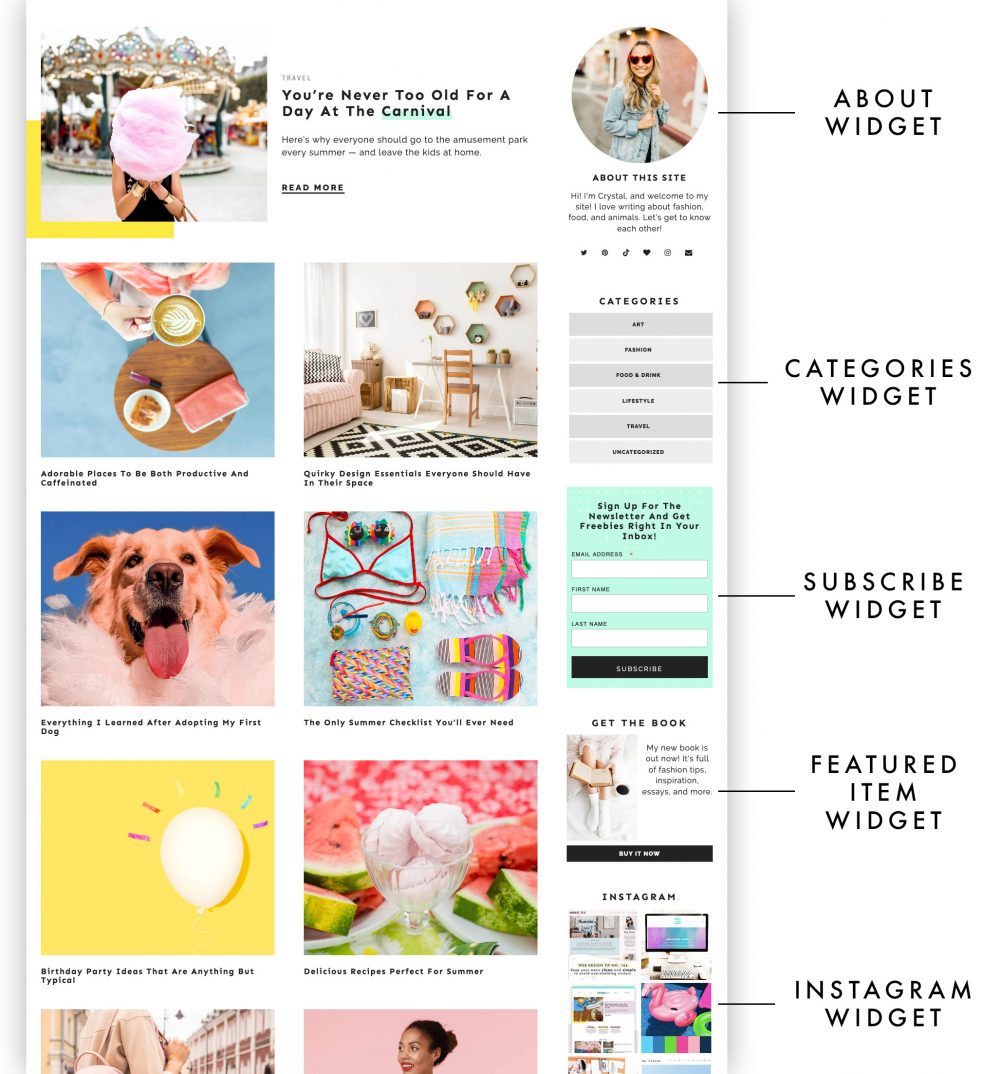 Widgets | Little Theme Shop