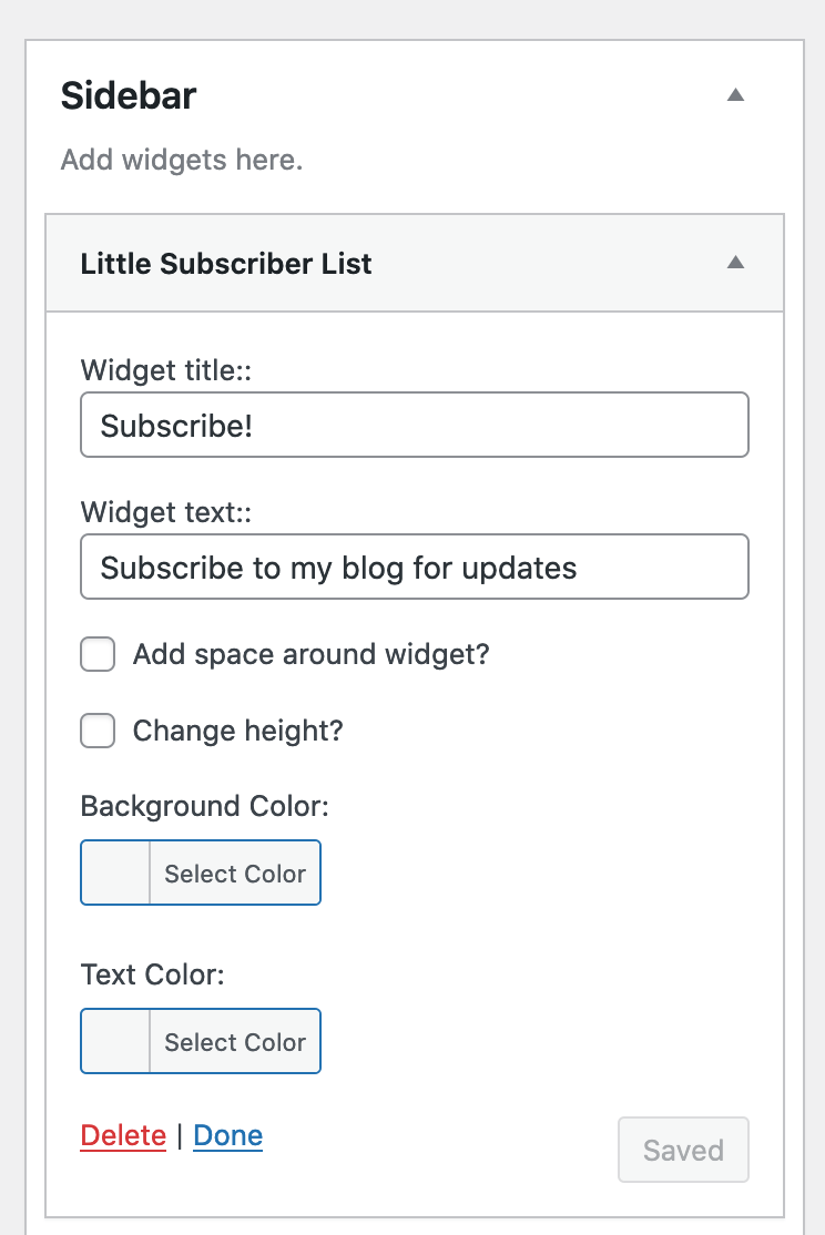 Subscriber List Widget | Little Theme Shop