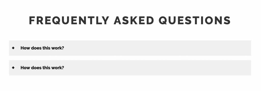 Little Toggle / FAQ Block | Little Theme Shop